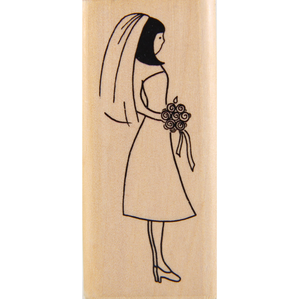 wood stamp - bride – amusestudio.com